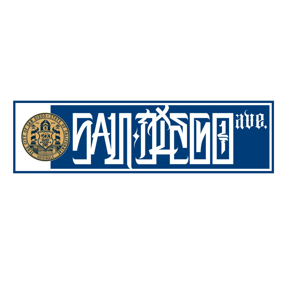 Dyse One SD Street OG Sign – Official Dyse One | Clothing, Art, Accessories